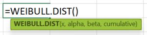 Weibull Distribution In Excel Examples Plot WEIBULL DIST Formula