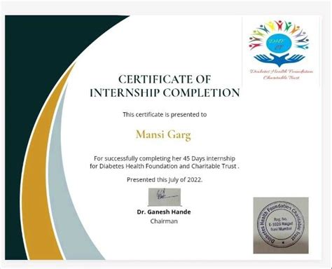 Mansi Garg On Linkedin Internship Health Socialcare