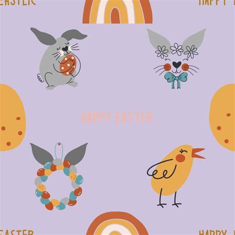 Premium Photo Seamless Repeating Pattern Celebrating Festive Easter