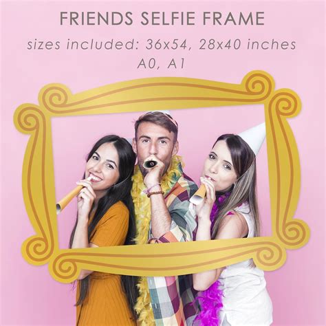 Friends Photo Booth Frame Friends Theme Birthday Party Decor Diy