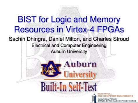 ppt bist for logic and memory resources in virtex 4 fpgas powerpoint