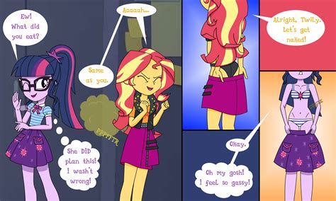 2150311 Suggestive Twilight Sparkle Sunset Shimmer Sci Twi