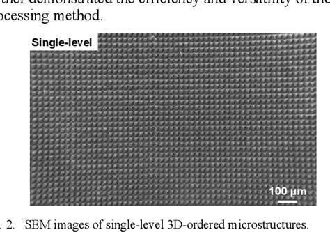 Figure 1 From 3d Ordered Multilevel Microstructures Based Flexible