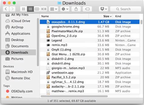 Reclaim Disk Space On A Mac By Periodically Clearing Out Downloads Reclaim Disk Space On A Mac By Periodically Clearing Out Downloads