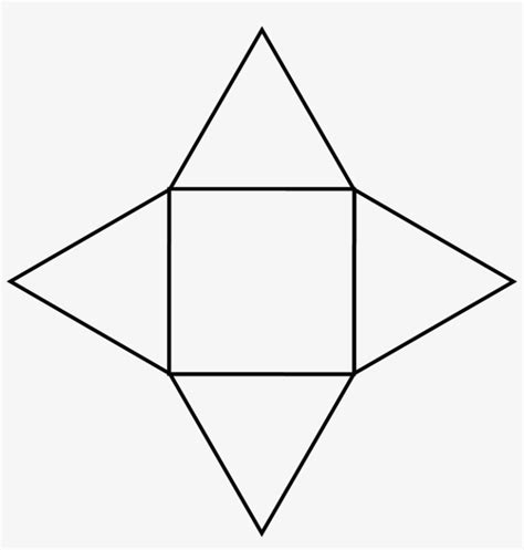 Babes Can Make An Accurate Net For The Square Based Pyramid Free Transparent PNG Download