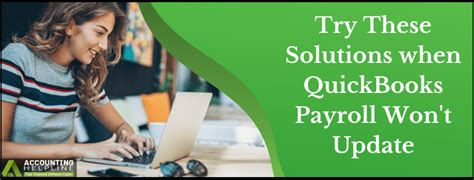 How To Fix QuickBooks Payroll Update Not Working Error