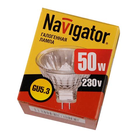 Эл. лампа Navigator галоген. JCDR GU5.3 50Вт 220В - купить в интернет ...