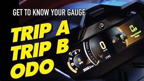 USING THE TRIP METER ODOMETER Get To Know Your Gauge BRP Ski Doo Sea Doo Spyder YouTube