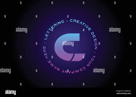 C Text Alphabet Letter Logo Icon Design Creative Template For Business