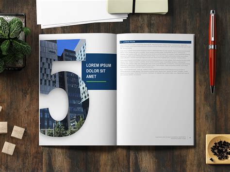 Rapport Report Layout Behance