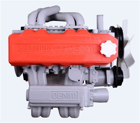 Полностью напечатанный двигатель 3d печать 3д принтеры модели новости советы