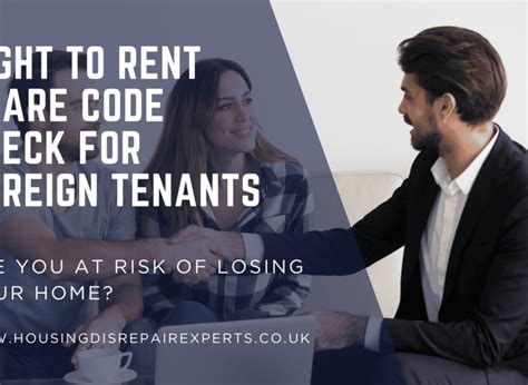 check a tenant s right to rent ultimate guide housing disrepair experts