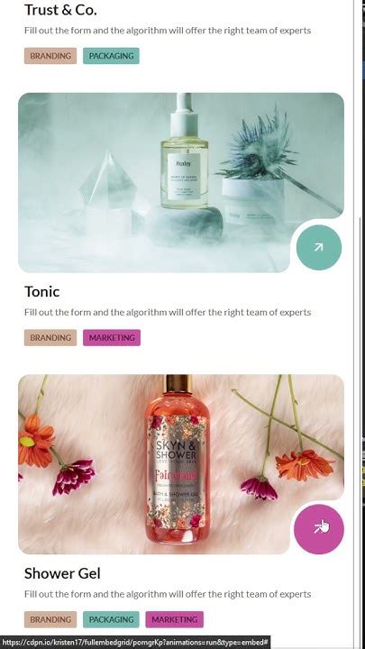 Карточки товара css html codepen beautiful codemagic js
