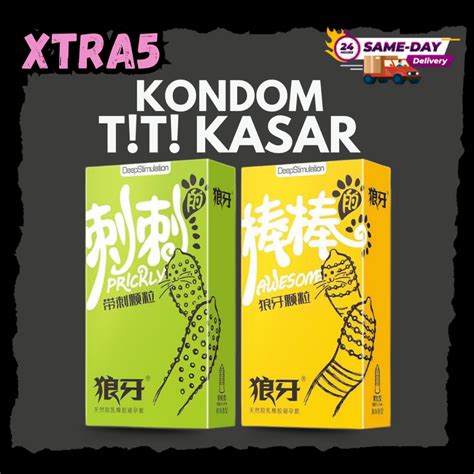 Xtra Deep Stimulation Condom Large Dotted Condom G Spot Large Delay Condom Kondom Tahan Lama