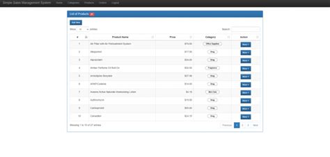 Simple Sales Management System In Php Using Codeigniter Free Source Code Sourcecodester