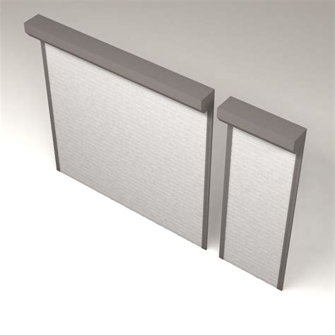 차고 문 전기 롤러 셔터 3d 모델 19 3ds Fbx Max Unknown Free3d