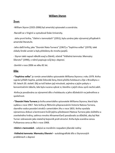 William Styron Pdf