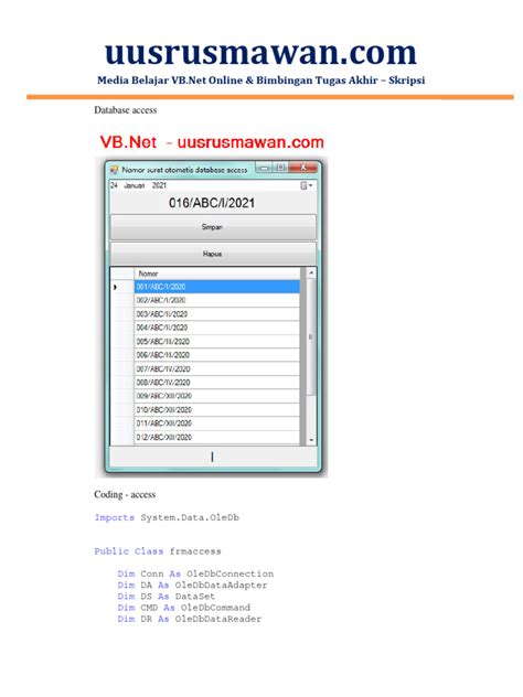 Cara Membuat Nomor Surat Otomatis Dengan Pdf Microsoft Cybernetics