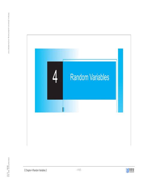 chapter 4 random variables pdf