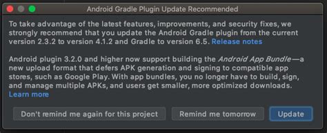 Solved After „android Gradle Plugin Update Recommended“ I Got This