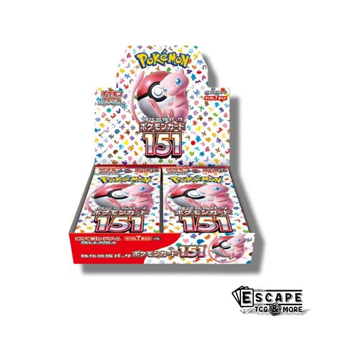 151 Booster Box Sv2a Japanese Escape Tcg And More Llc