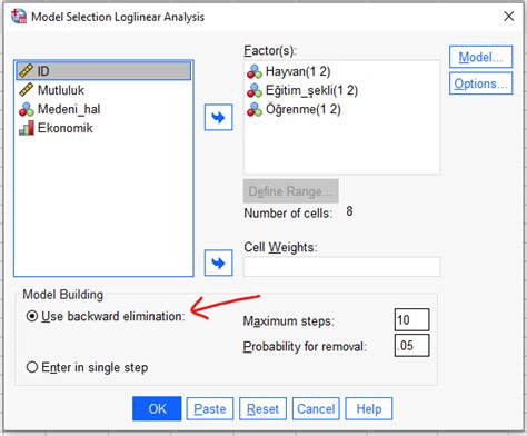 Log Lineer Analiz Spss — Resimli Spss Yardimi İstatİstİk Merkezİ