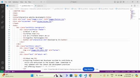Video Farhan Khan On Linkedin Internship Frontend Webdeveloper