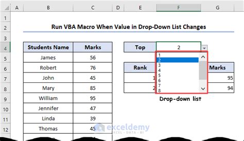 How To Use Excel VBA To Run A Macro When The Cell Value Changes 3
