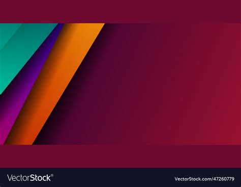 Abstract Colorful Papercut Background Royalty Free Vector