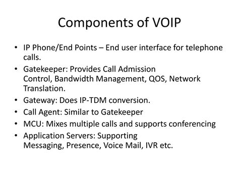 Voip Basics Pptx Computer Networking Computing