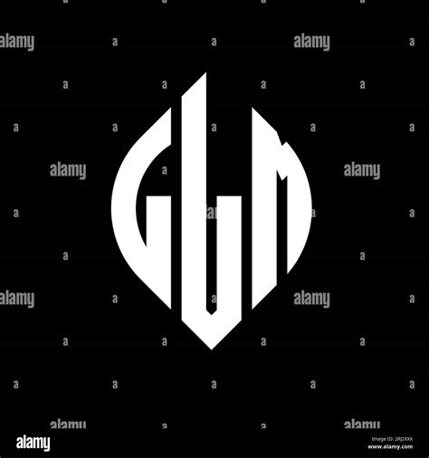 Llm Circle Letter Logo Design With Circle And Ellipse Shape Llm Ellipse Letters With