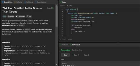 How To Find Smallest Letter Greater Than Target Devansh Arora Posted On The Topic Linkedin