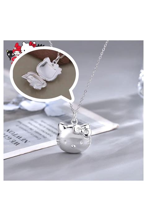 Sleyshop Hello Kitty Açılabilir Kedi Kapaklı Kolye Fiyatı Yorumları Trendyol