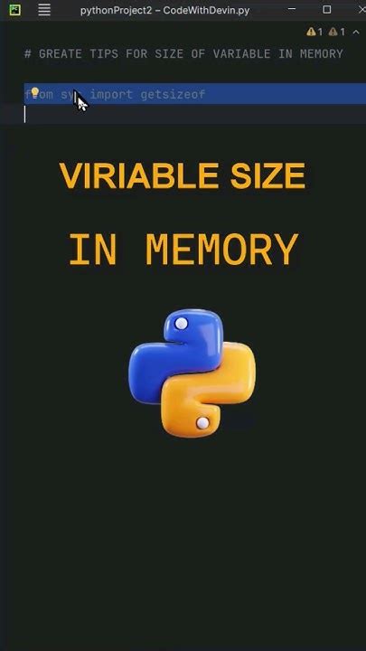 Are Your Variables In Python Memory Efficient 🧠 Youtube