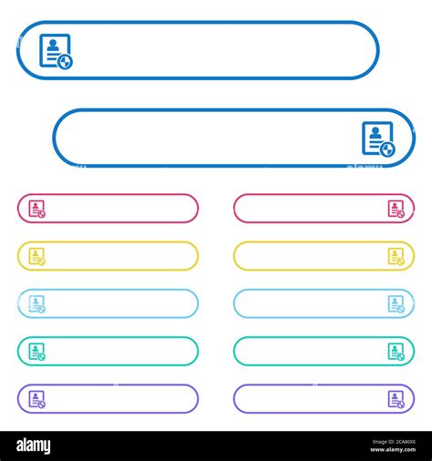 Protect Contact Icons In Rounded Color Menu Buttons Left And Right