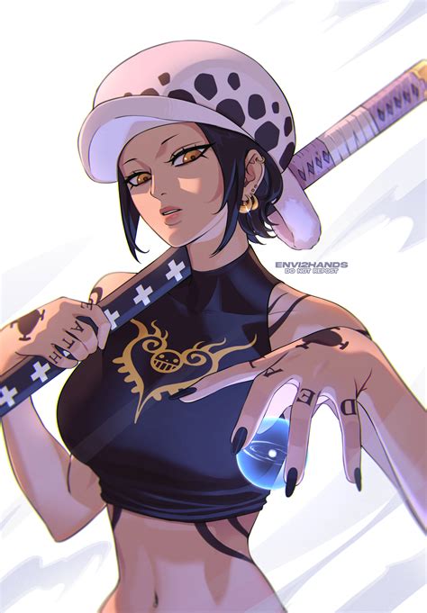 Trafalgar Law One Piece Drawn By Envi2hands Danbooru