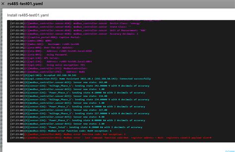 Esp8266 With Rs485 Read Modbus Registry Esphome Home Assistant
