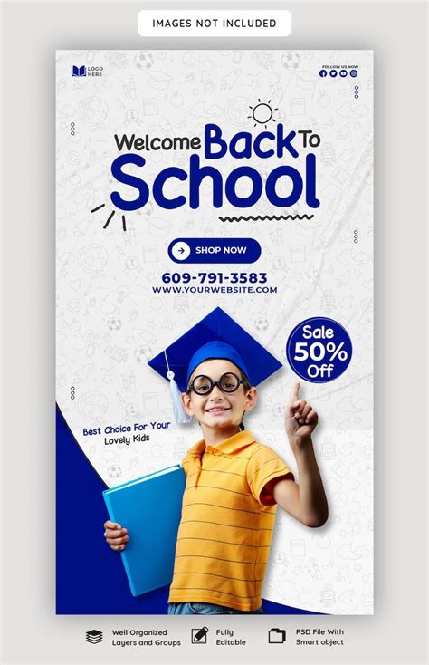 Affiche Publicitaire Ecole Psd Modèles Psd Gratuits De Haute Qualité à