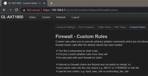 Firmware Upgrade Results In Missing Custom Firewall Script Routers