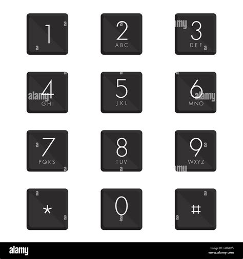 Keypad Numeric Vector Lock Keyboard Numerical Illustration