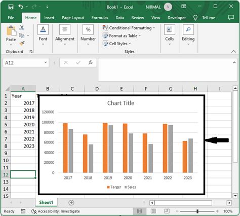 How To Create A Bar Chart Overlaying Another Bar Chart In Excel