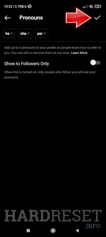 How To Add Pronouns To Instagram Profile How To HardReset Info