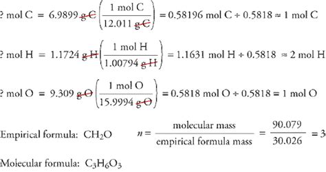 Empirical Formula By Combustion Analysis Solution Stoichiometry