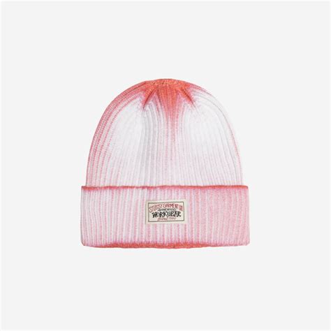 스투시 워크기어 스프레이 커브 비니 오렌지 Stussy Kream