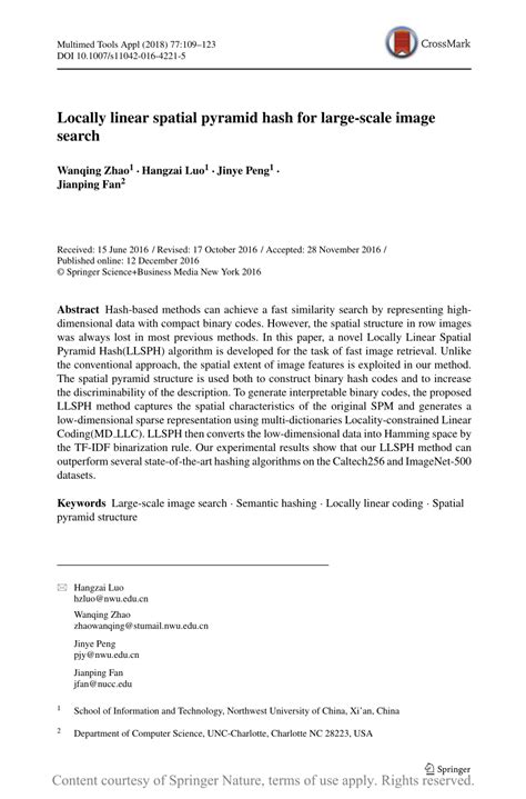 Locally Linear Spatial Pyramid Hash For Large Scale Image Search