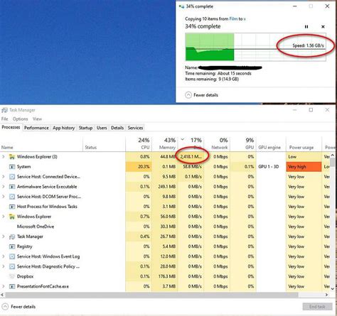 Copying Files Speed Doesnt Match Whats Shown On Task Manager Solved