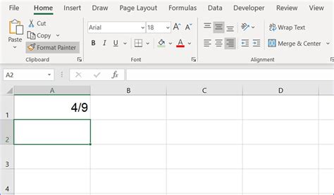 How To Enter A Fraction Excelnotes