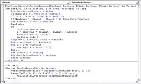 Random Numbers Generator Without Repeat Numbers Using VBA In Microsoft Excel Tips