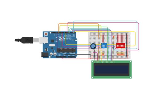 Circuit Design Calculadora Digital Basica Tinkercad