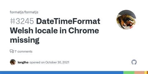 Datetimeformat Welsh Locale In Chrome Missing · Issue 3245 · Formatjs
